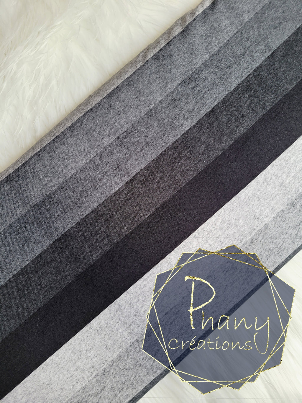 Mottled Black Striped – Phany Creations